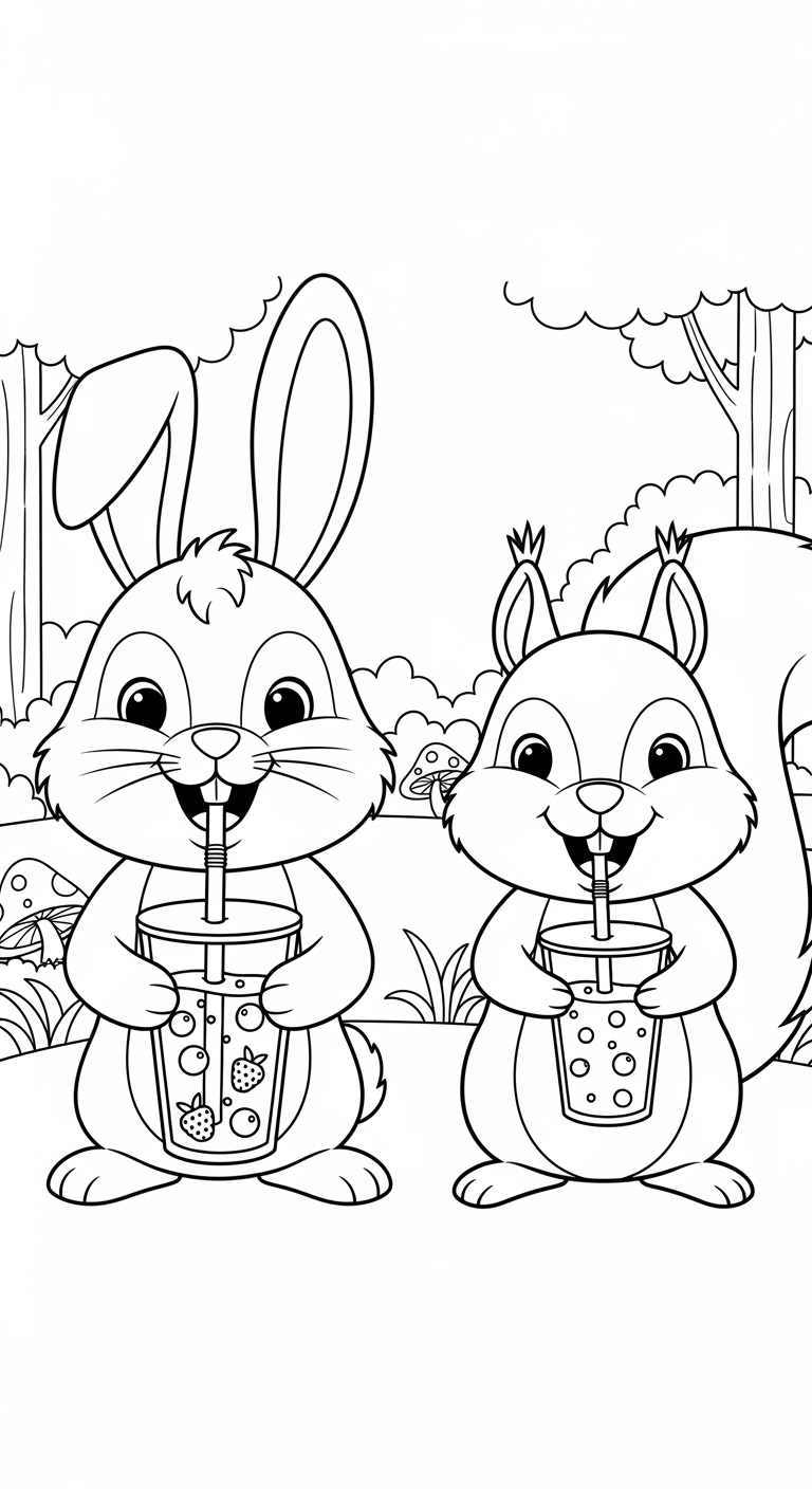 Smoothie Coloring Pages – colorprintbooks.com
