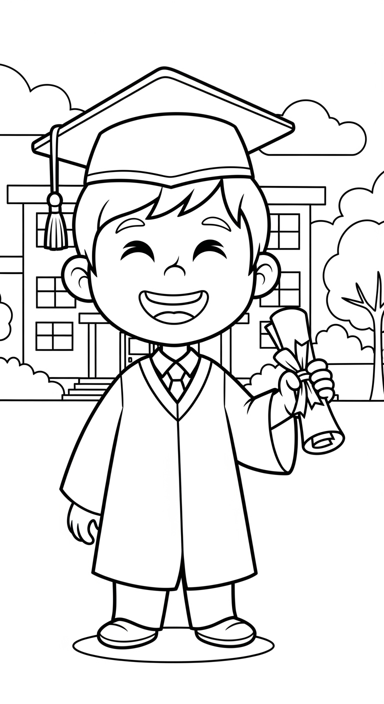 Graduation Coloring Pages – colorprintbooks.com